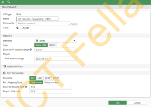 How to Configure Port Forwarding Destination NAT on Fortinet Firewall ...