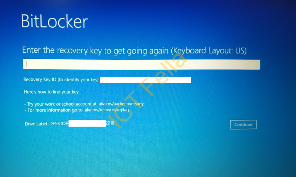 How To Retrieve The Bitlocker Recovery Key From Azure Ad Ict Fella