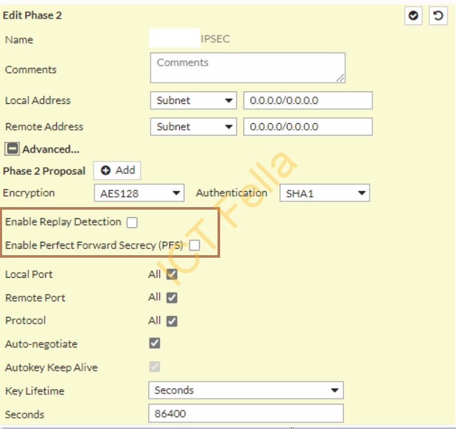 How To Configure Dial Up Ipsec Vpn From Fortinet Fortigate To Juniper