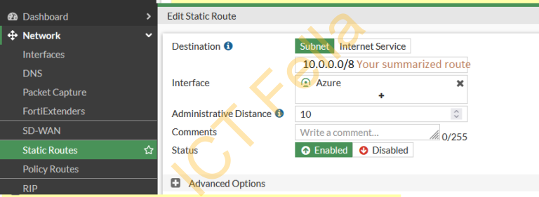 How to Configure IPsec VPN between Azure and Fortigate Firewall - ICT Fella