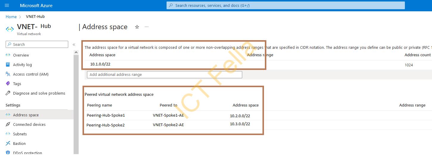 How to Configure Azure Hub and Spoke Topology Part 1 - ICT Fella
