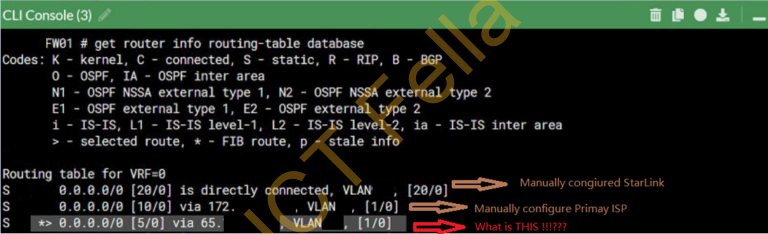 How to Fix Starlink Static Route issue in FortiGate Firewall - ICT Fella