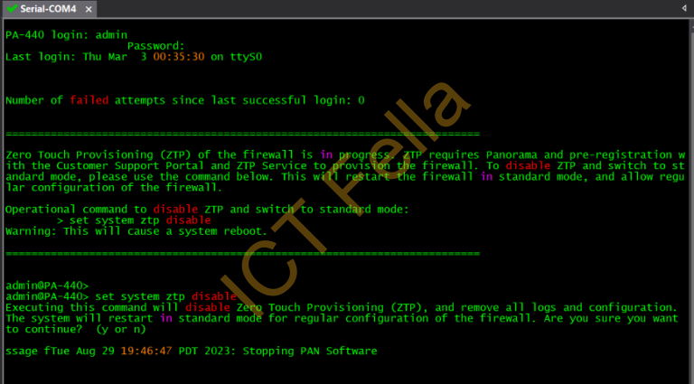 How to Disable ZTP in Palo Alto and Setup the Basic Configuration - ICT ...