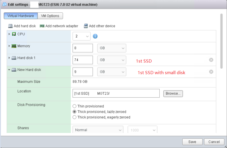 How to Fix the ESXi Add Hard Disk – Greyed Out “Save” Button - ICT Fella