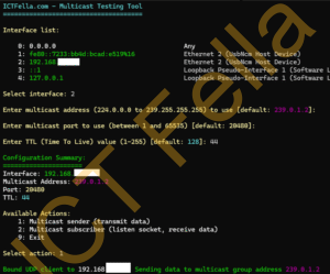 Multicast Test Tool - ICT Fella